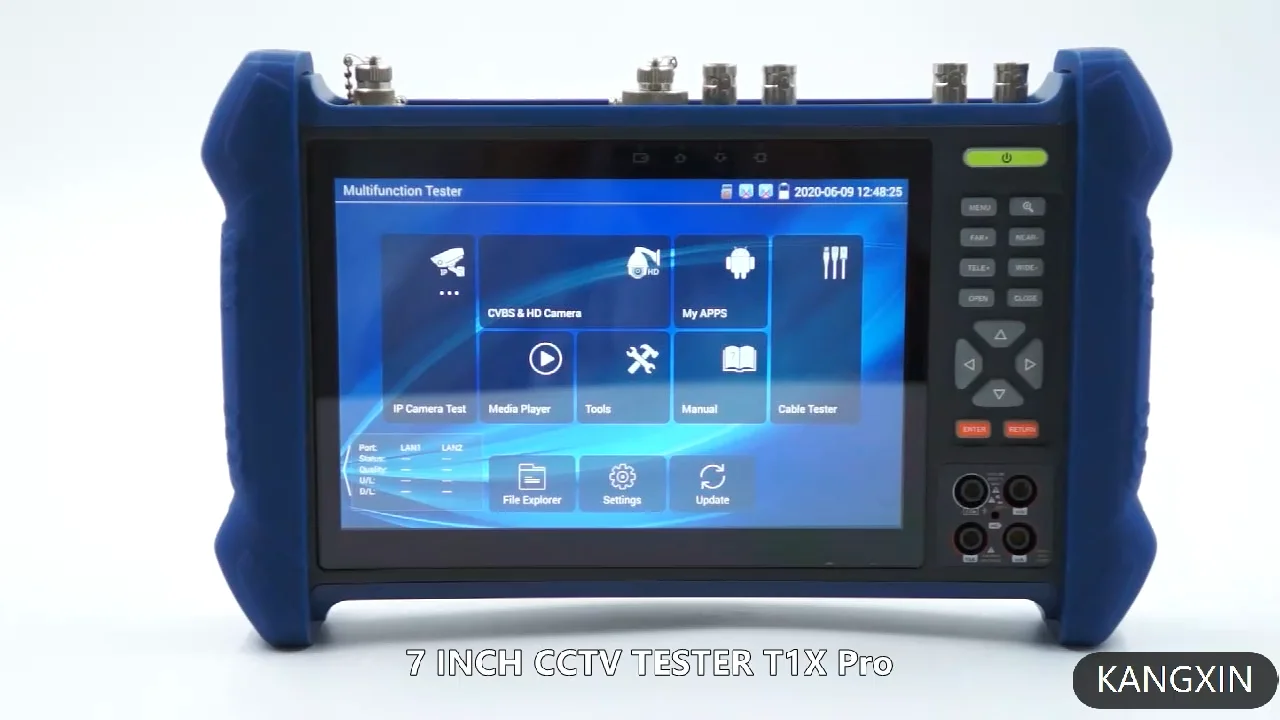 Best Cctv Tester Pro Support 8mp Ip/ahd/cvi/tvi/sdi Camera Test And ...