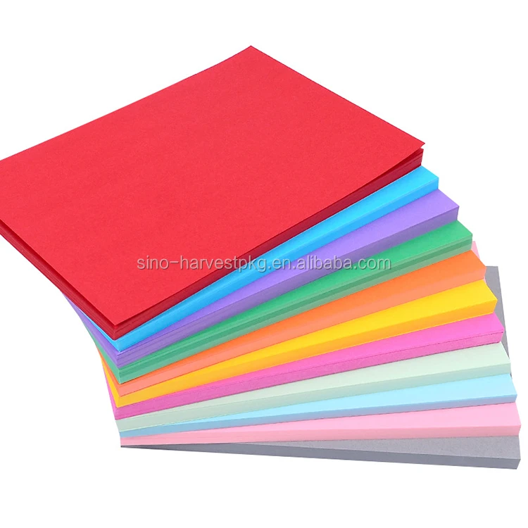 Color Paper Cardboard Sheets - Customized Size for Craft