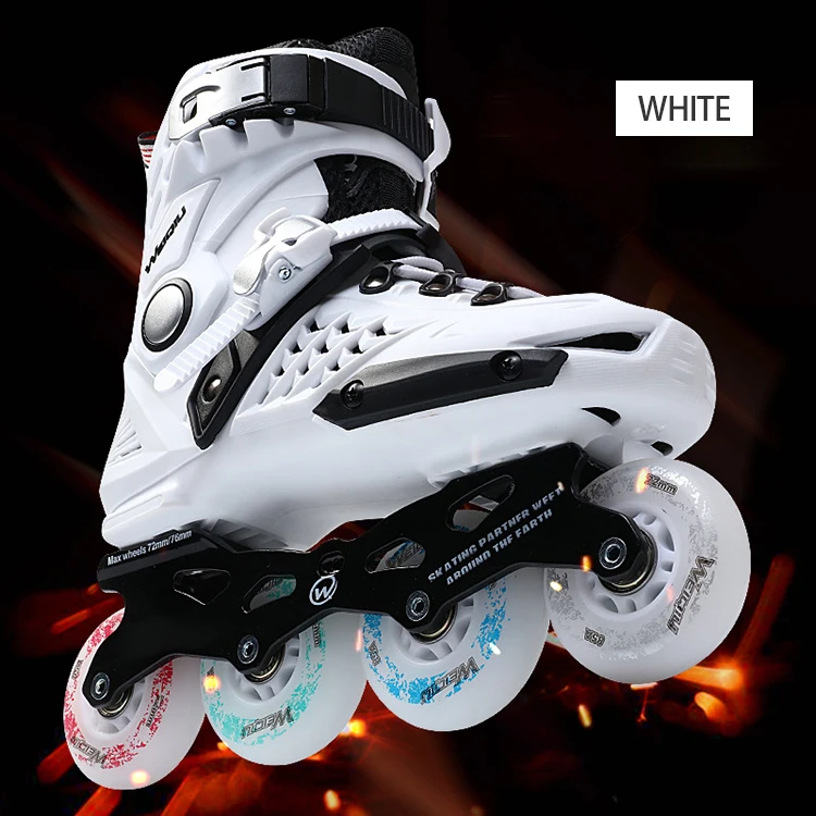 Fancy Professional Men And Women Roller Skates Full Flash Adult Inline ...