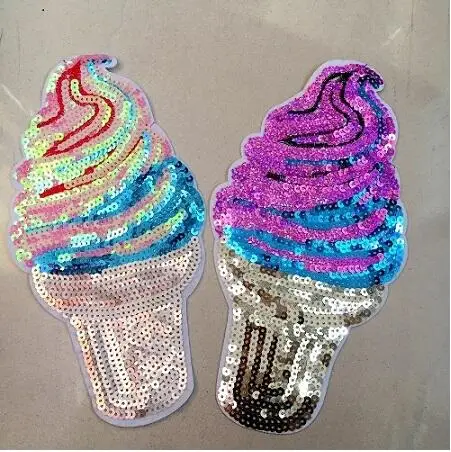 5 Mix And Match Sequin Stickers Theme Stickers Shiny Ice Cream Stitches ...
