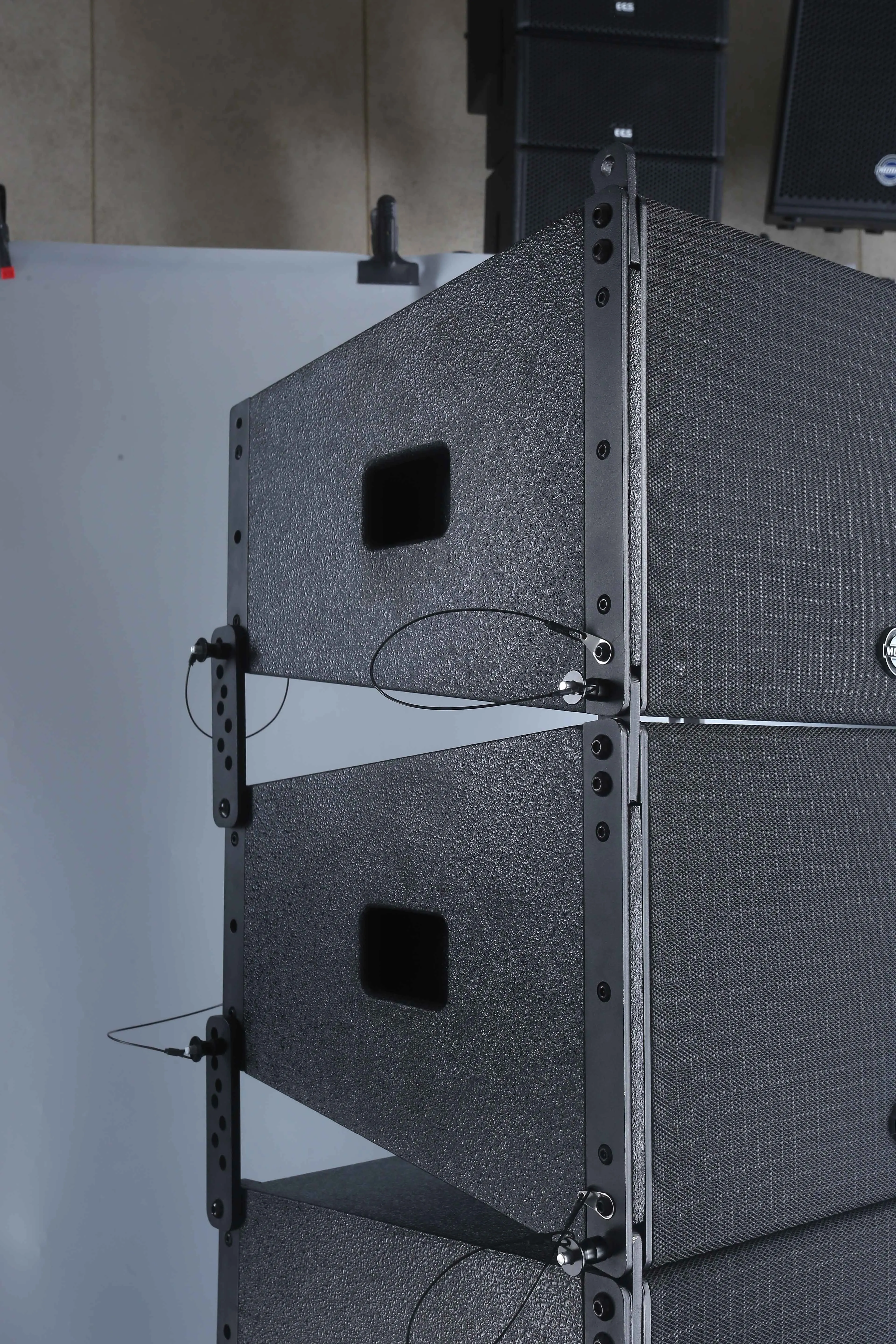 Single 10inch Line Array Tower Speakers Powered Dsp Audio Sound System ...