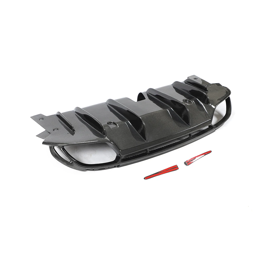 JCSportline Carbon Fiber Giulia Rear Diffuser for 2019-2020 Alfa Romeo ...