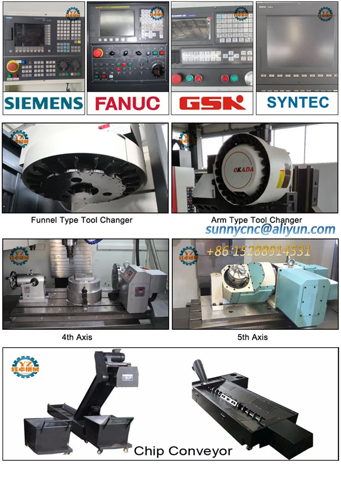 VMC 650 VMC-650 VMC650 China CNC Machining Center Vertical CNC Milling ...
