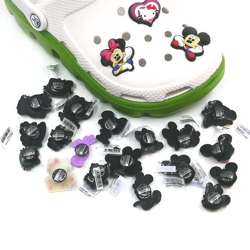 300pcs+ Custom High Quality Shoe Charms With Tag Pink Cat Pvc Shoes ...