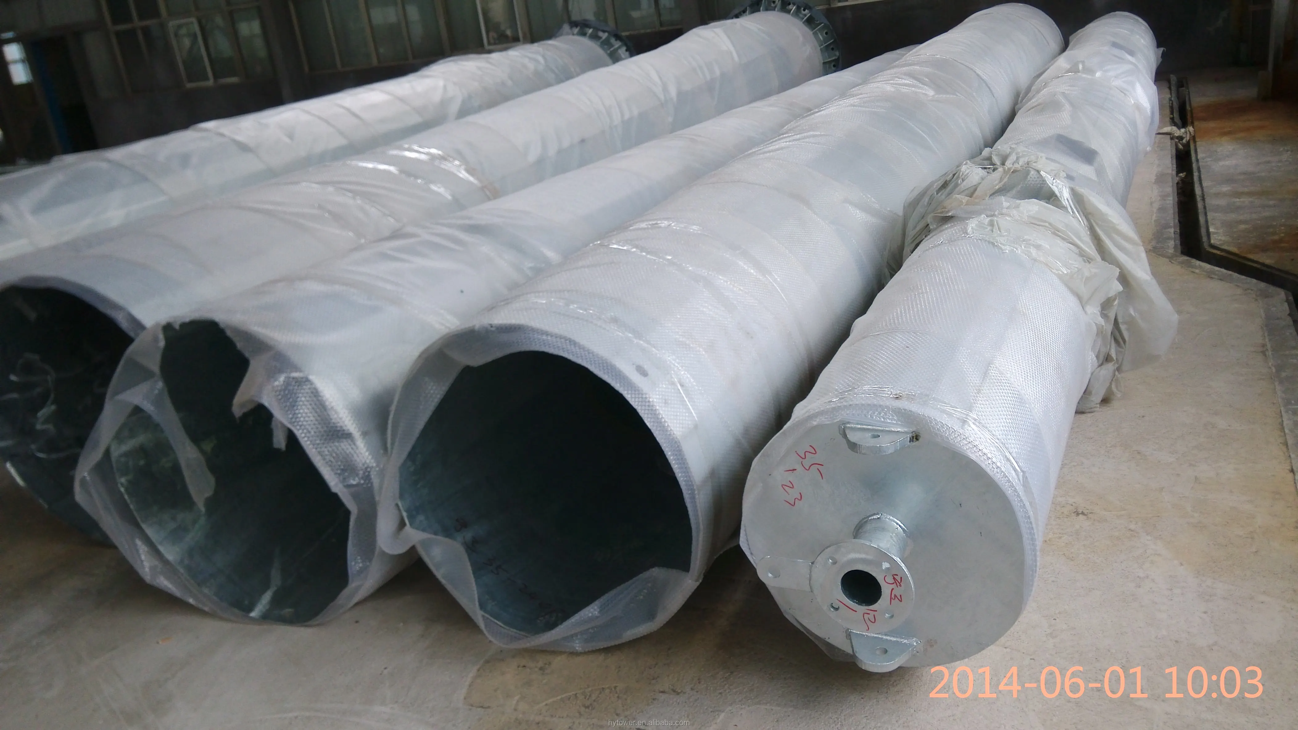 10m Pole With Wire Mesh Fence - Buy Steel Tower For Communication,Steel ...