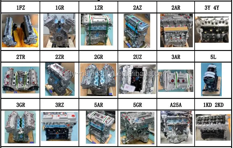 Original Long Block Auto Engine Assembly Motor G4ka G4kb G4kc G4kd G4ke ...