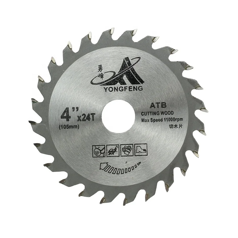 4inch 105mm 24t Atb Teeth Circular Saw Blade High Speed Cutting Blades ...