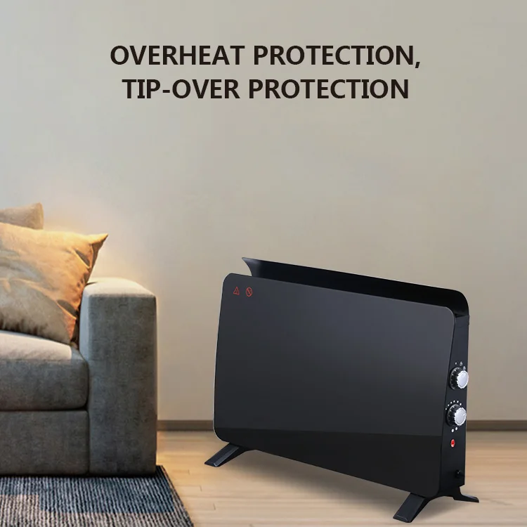 Best 1500w Electric Wall Mounted Room Glass Panel Convector Korea ...