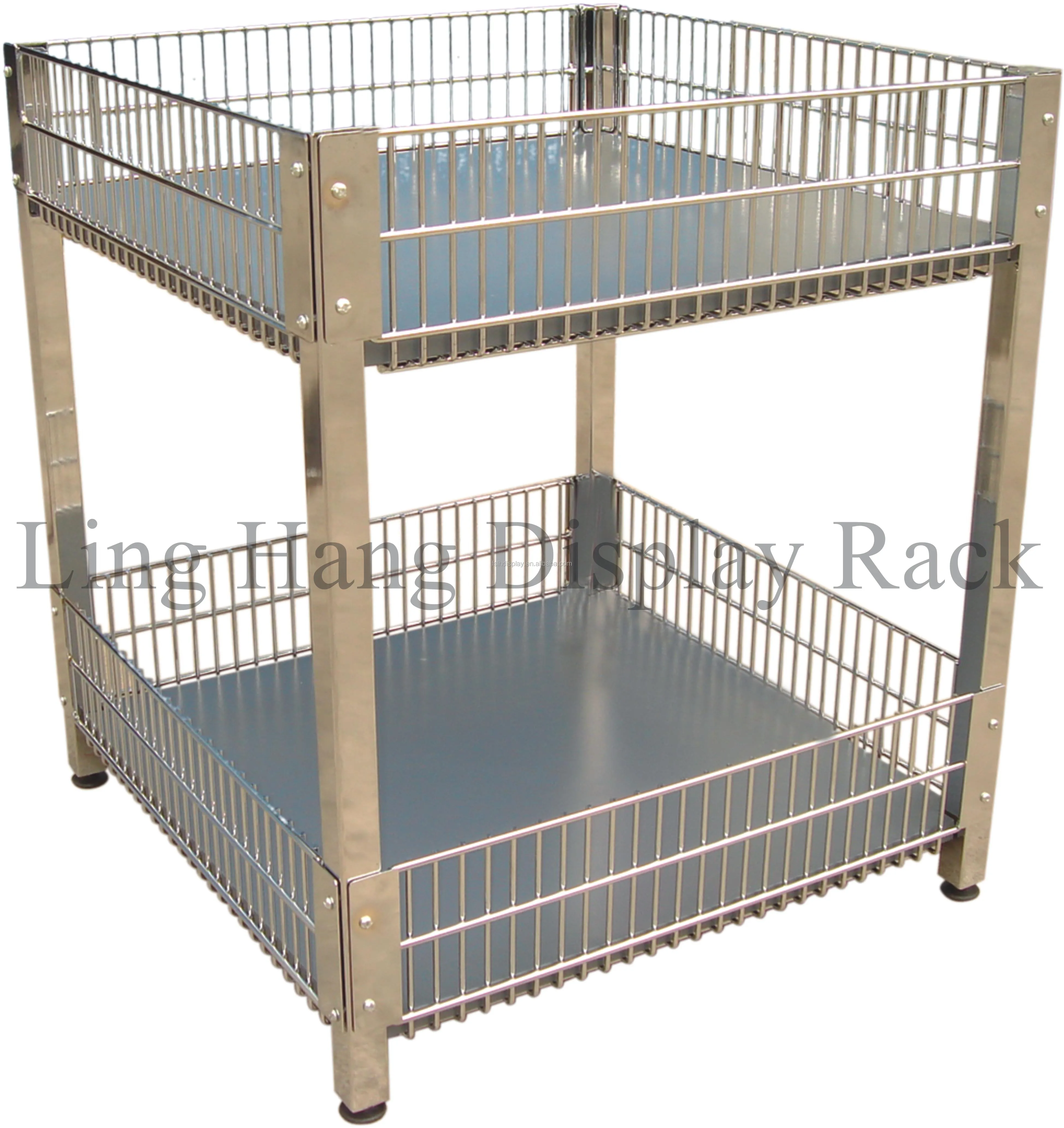 Custom Movable Supermarket Retail Products Advertising Display Stand ...