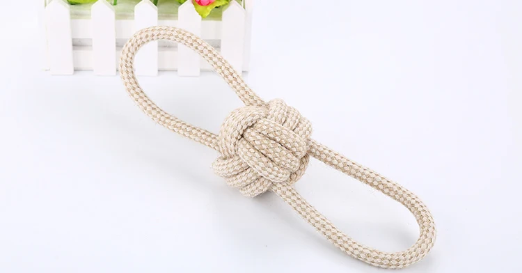 Wholesale Figure 8 Braided Rope Ball Pet Dog Toy