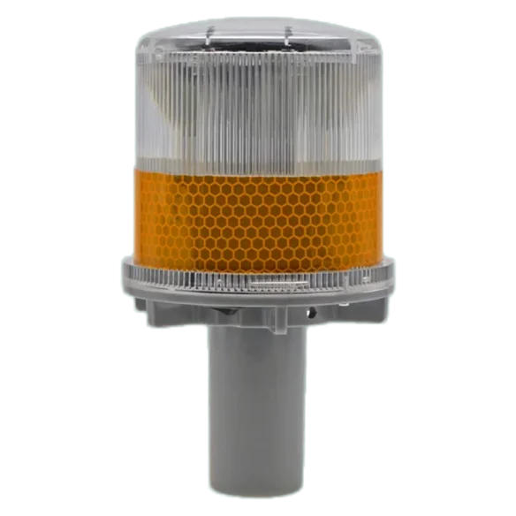 Warning Road Hazards with Solar LED Traffic Cone Lights