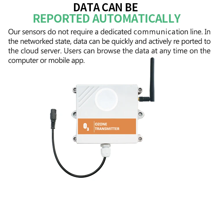 Lora/4g/gprs/nb O3 Sensor Wireless O3 Waterproof Sensor Oem Manufacturer With Cloud Server - Buy ...