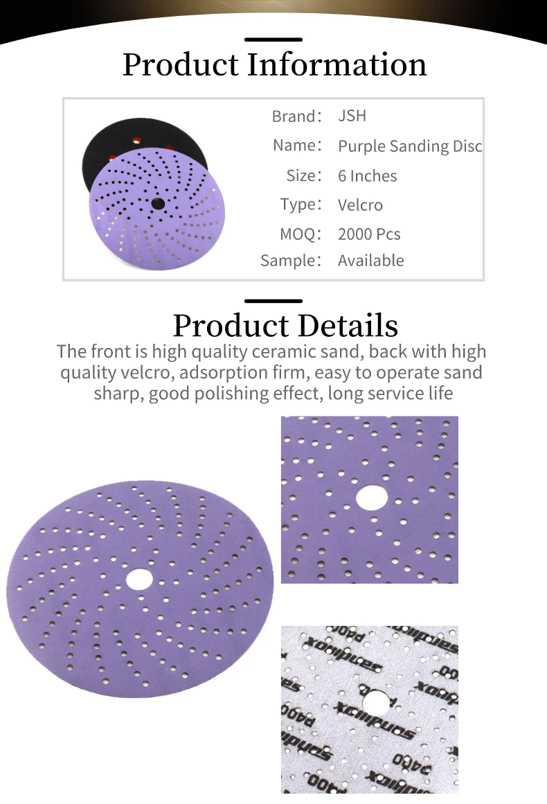 3m Automotive Abrasive Purple Ceramic Sanding Disc - Buy Purple Ceramic ...