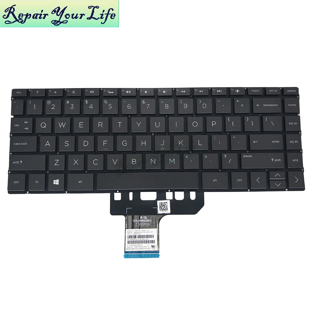 Keyboards Backlight For Hp Pavilion 13an 13 An An0000 An1000 Us English ...