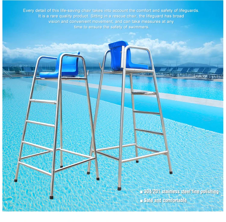 Hot Sale Swimming Pool Life Saving Equipment - Stainless Steel Life Chair