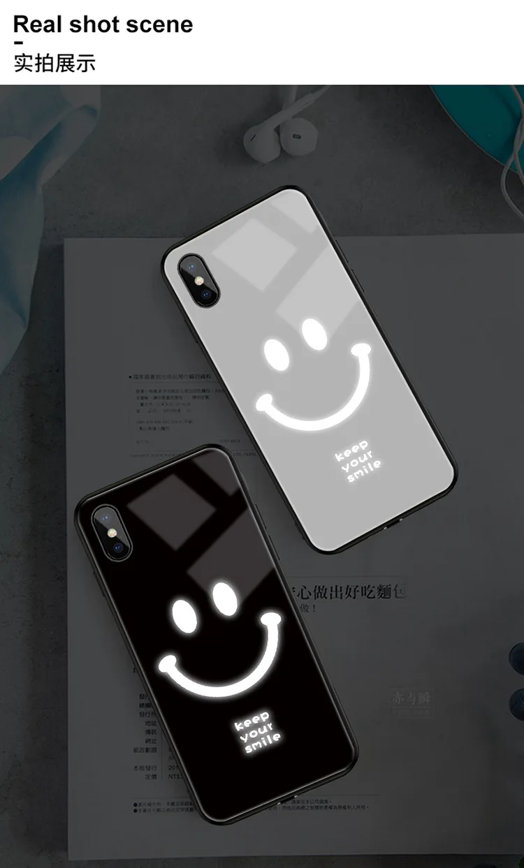 Fashion Led Luminous Light up Phone case for iphone 12 Phone case ...