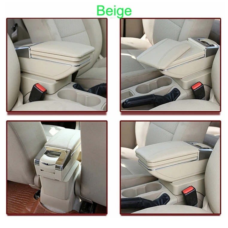 Universal Car Center Console Storage Box - Portable & Stylish