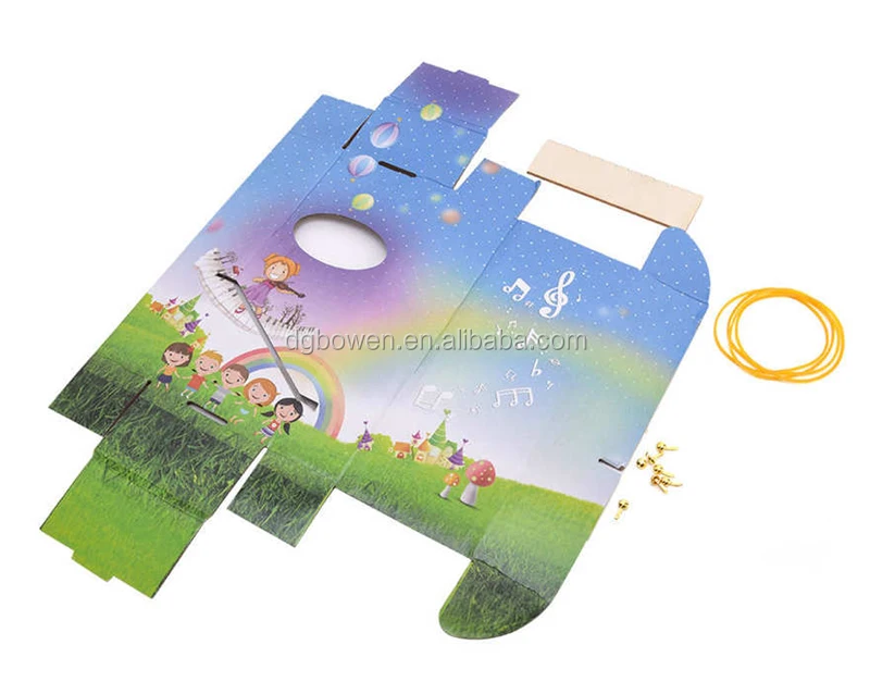 DIY Musical Instrument Toy Rubber Band Chinese Zither Kit