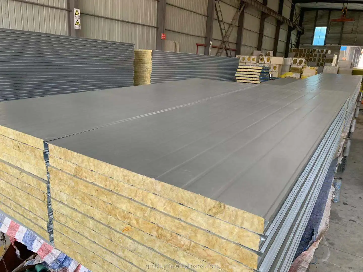 Best Price Insulated Rockwool Sandwich Roof Panels For Clean Room At ...