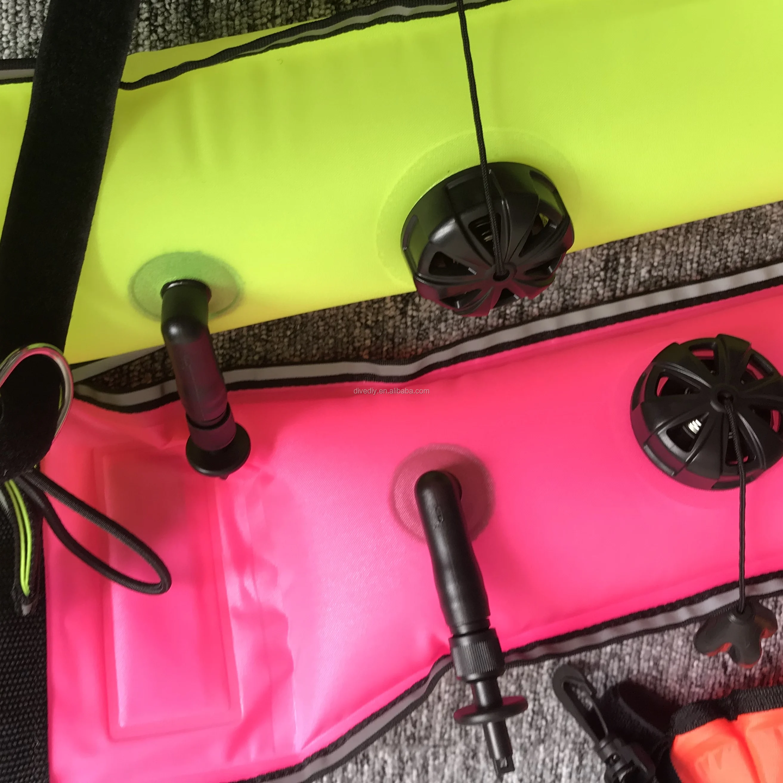 High Visible Inflatable Scuba Divers Smb180cm*18cm Surface Marker Buoy ...