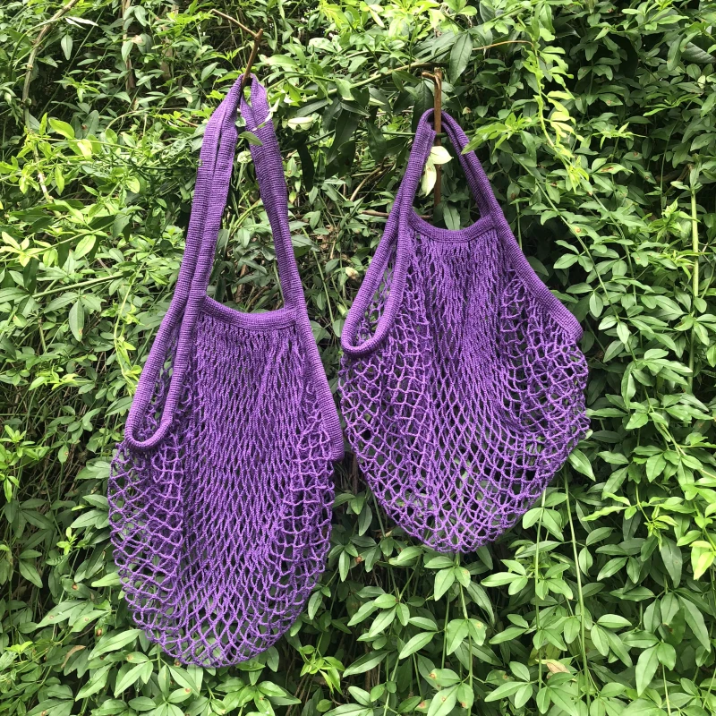 Reusable Grocery Mesh Bags Organic Cotton String Shopping Bags Produce ...