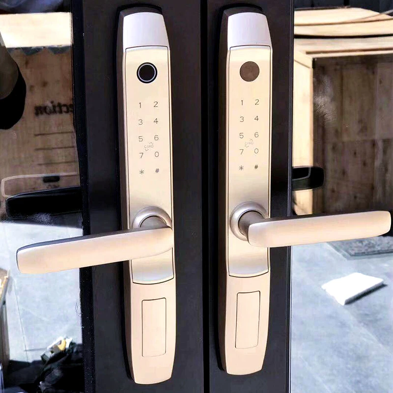 Smart Split Wifi Smartlock Biometric Fingerprint Zinc Alloy Door Lock ...