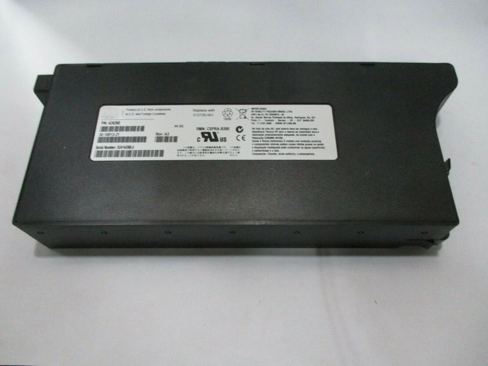 HP EVA4100 EVA8100 Control Storage Battery - 4V 13.5ah