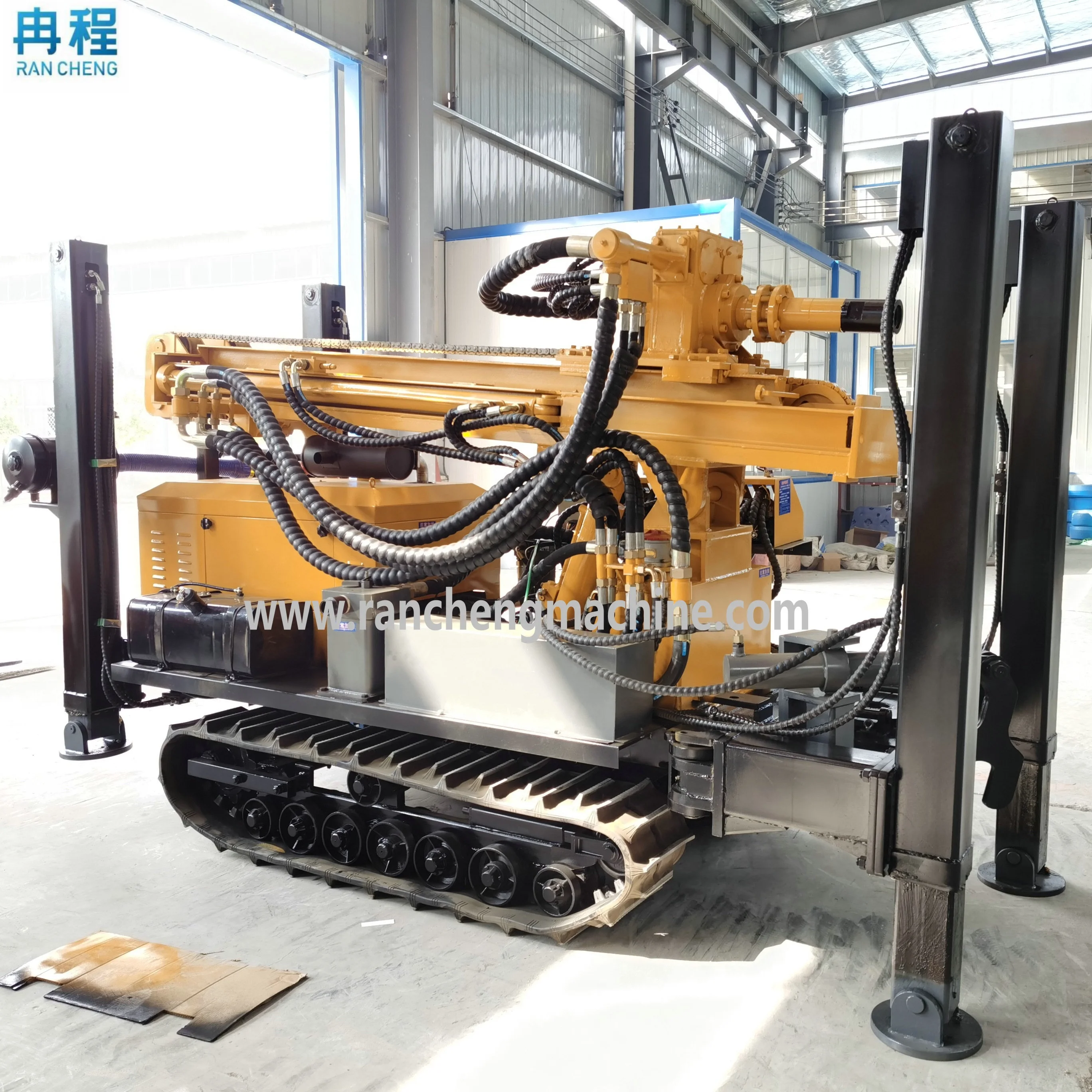 Crawler Drill Rig Crawler Borehole Pneumatic Dth Water Well Drilling ...