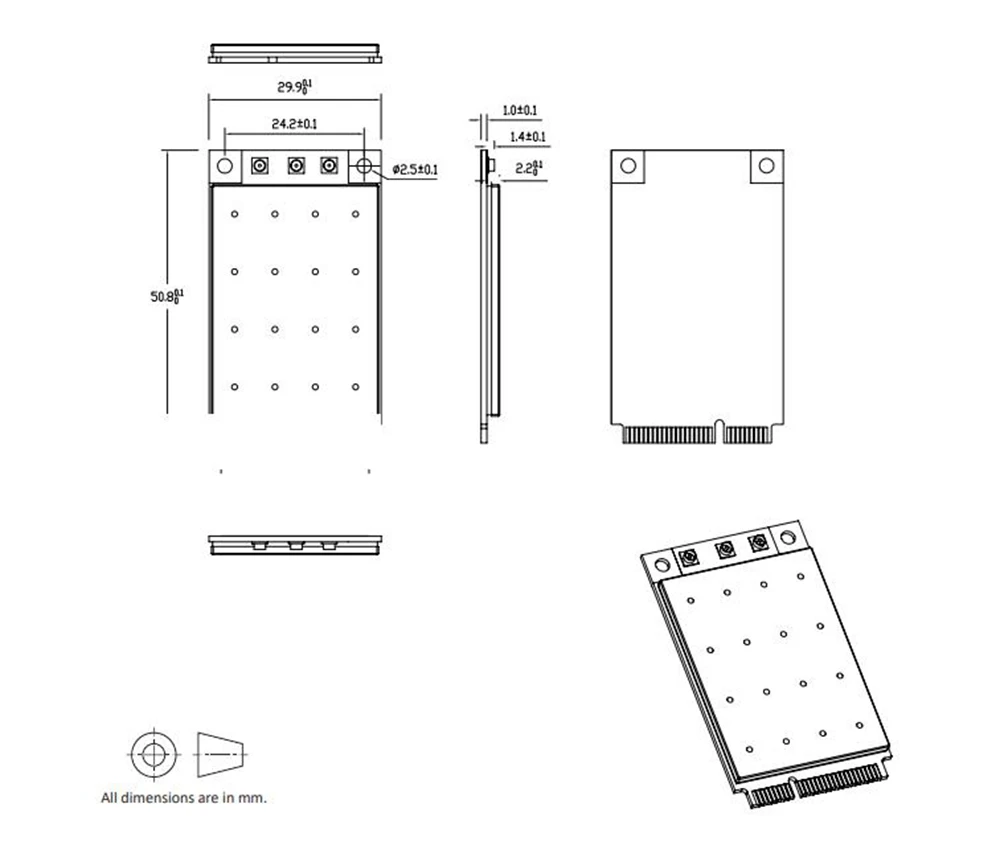 Wireless Module Qualcomm Atheros QCA9880 Module 802.11a/b/g/n/ac WAVE 1 ...