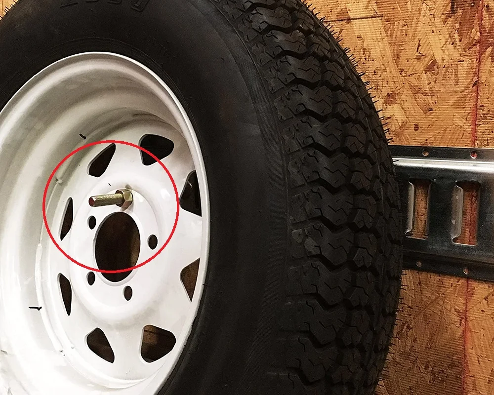 E-track Spare Tire Trailer Mount With 5" Bolt Hanger Spare Wheel ...