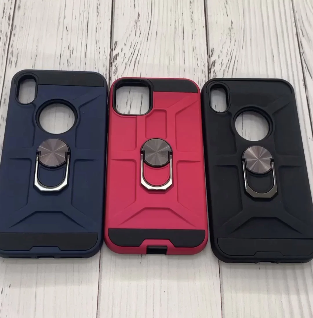 360 Ring Holder Pc Tpu Mobile Cell Phone Back Cases Cover For Samsung ...