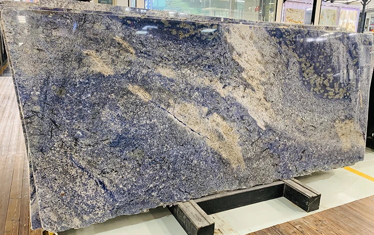 Luxury Blue Granite Slabs - Azul Bahia Countertop Price