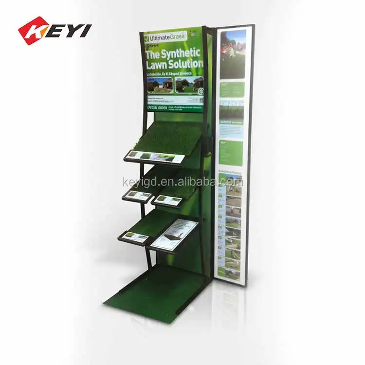 Waterfall Metal 10 Tier Artificial Grass Display Stand