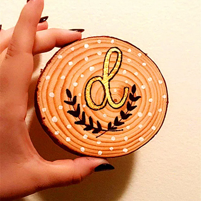 Unfinished Natural Wood Slices Circles Crafts Christmas Ornaments Diy ...