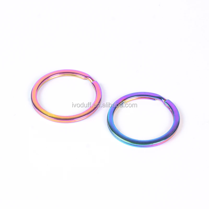 Bulk 30mm Split Ring For Keys,Cheap Metal Split Ring,Rainbow Color Ring ...