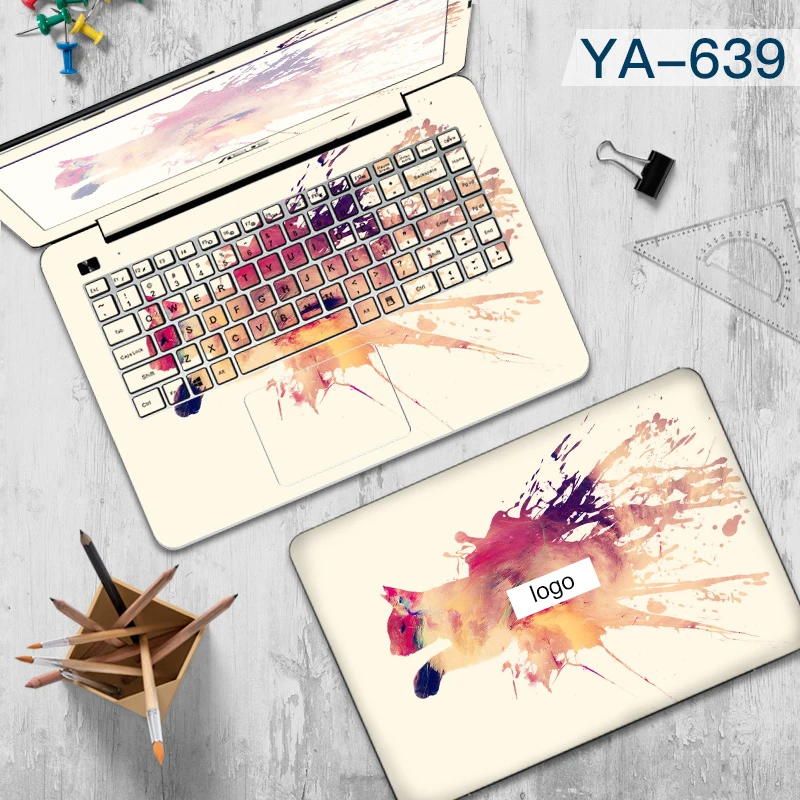 Doodle Render Of Laptop Sticker For Asus A455l Lenovo Decorative ...