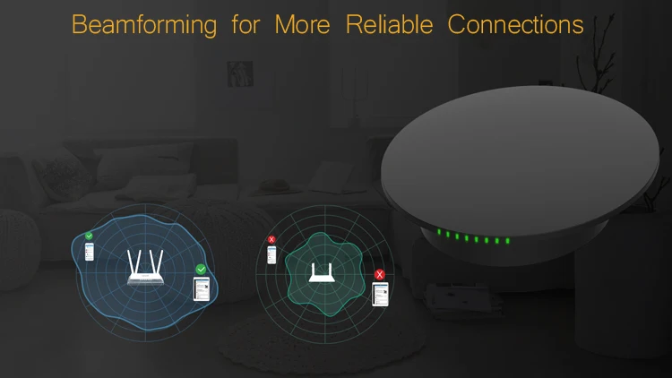 AC1200 Ceiling Router - Winstars Wireless Ceiling Router