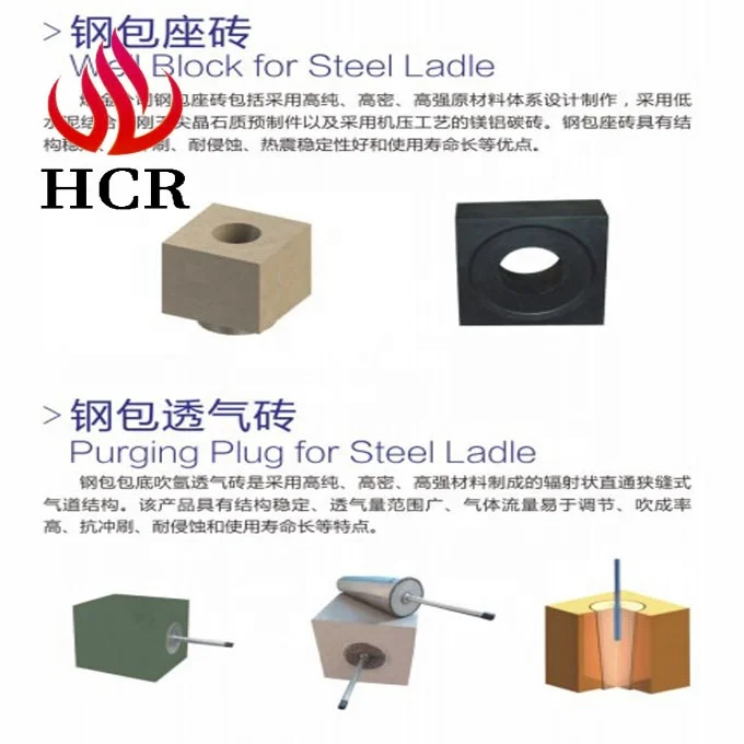 Slag Stopping Awl Refractory Slag Stopper Dart Series