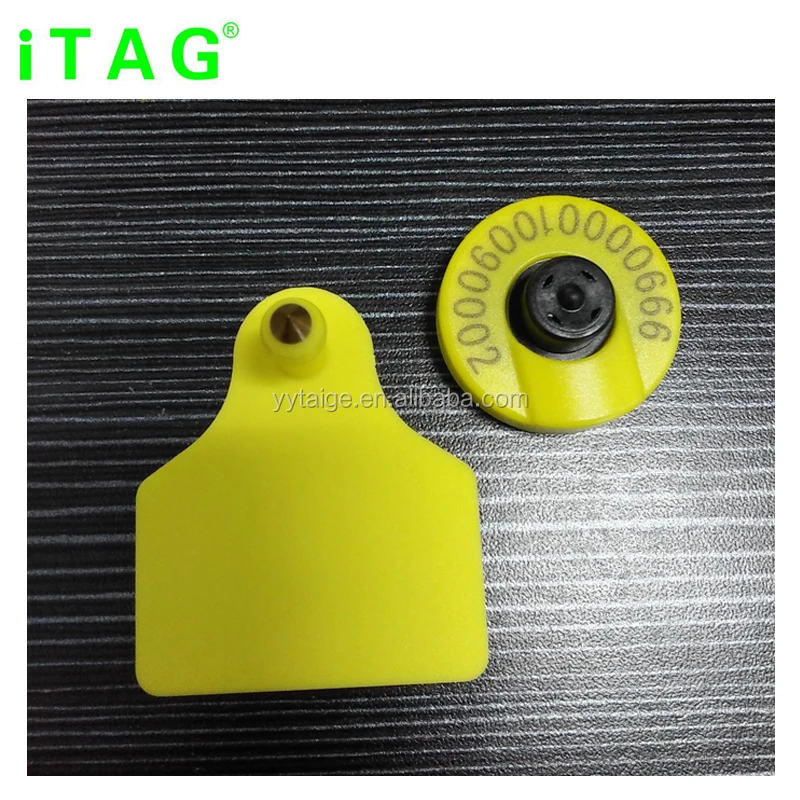 Custom Passive Writable Cattle/cow Rfid Animal Ear Tag - Buy Good ...
