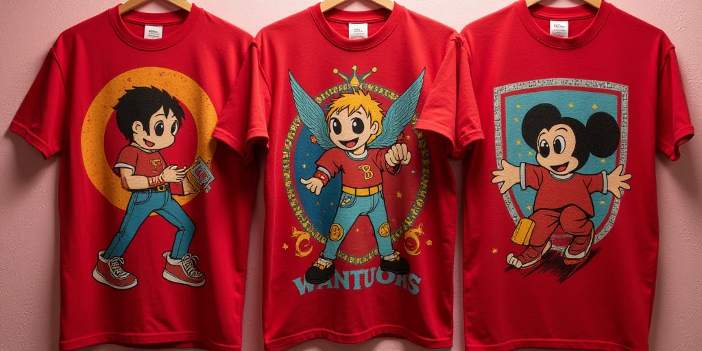 Red Graphic Tees Vintage – Retro Streetwear Style on Alibaba.com