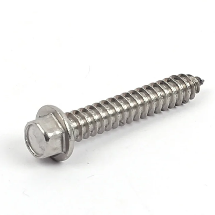Din6928 Stainless Steel Hexagon Flange Head Tapping Screws - Buy ...