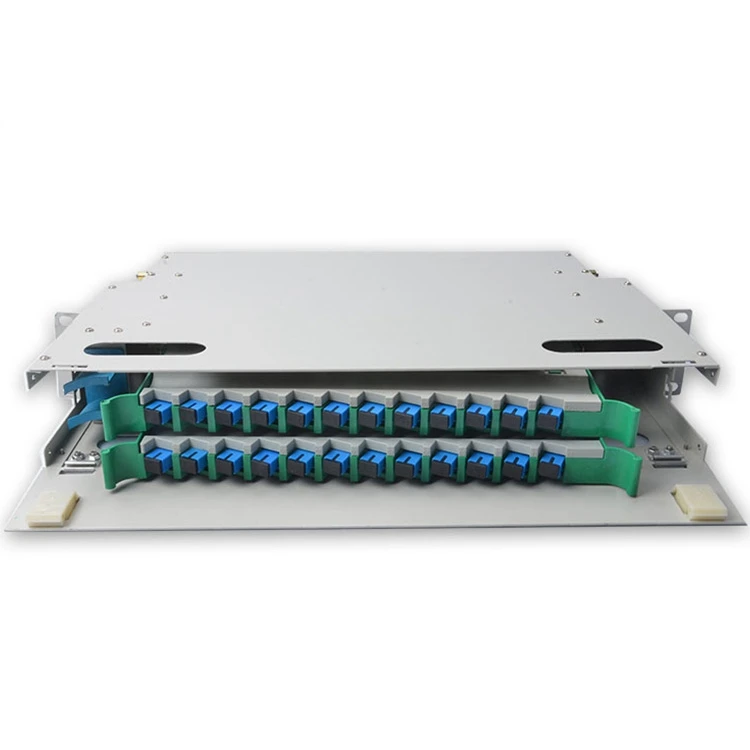 Telecommunication 19 Inch ODF Cabinet - 144 Core Fiber Optic
