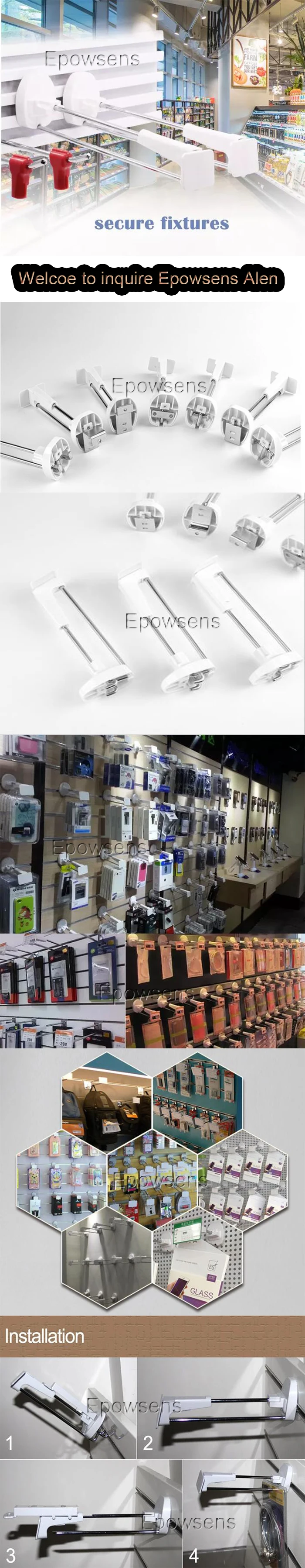 Retail Anti Shoplifting Eas Metal Security Pegboard Display Hook - Buy ...