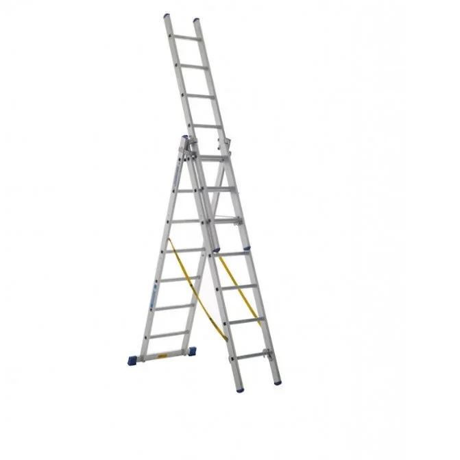 SOYOUNG Ladder - Versatile 3 Stage Aluminum Long Ladder