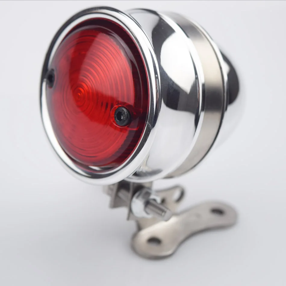Motorcycle Led Red Rear Brake Stop Light Lamp For Custom Vintage ...