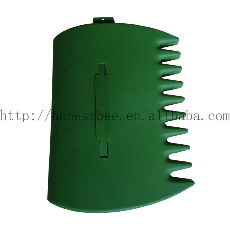 Garden Plastic Green Leaf Grabber Hand Rakes Handheld Grass Leaves ...