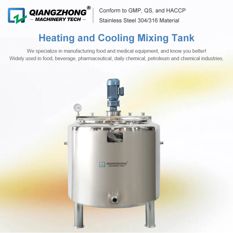 Steam Heat Stirred Tank Batch Reactor - 500L to 10000L