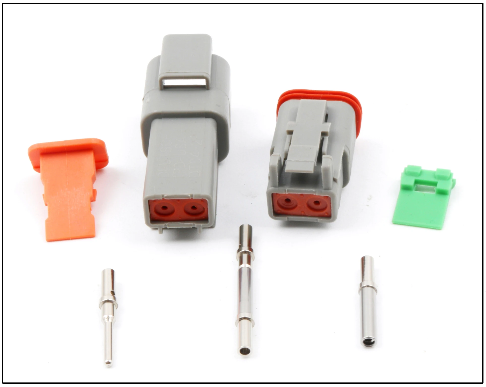 Conector Eléctrico Automotriz De 2 Pines,Conector De Plástico Resistente Al Agua,Macho Y Hembra ...