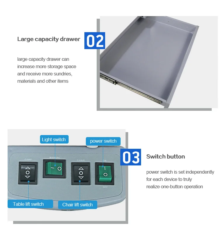 C-180A+WZ-B Optometry Combination Table and Chair,Ophthalmic Table and ...