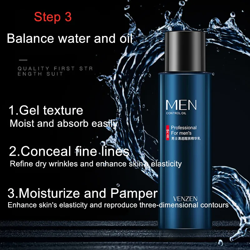 VENZEN Men's Skincare - Five Pcs Suit for All Skin Types